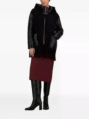 Herno Ultralight Fringed Single-breasted Coat