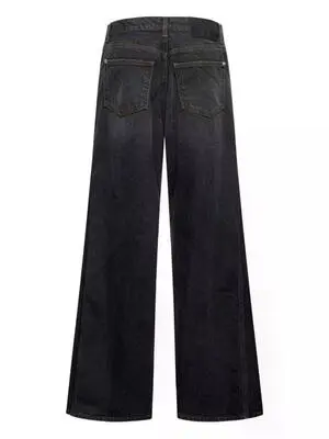 John Richmond Distressed Wide Leg Jeans