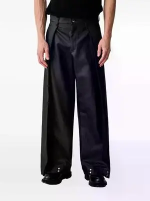 Rains Press-stud Wide-leg Trousers