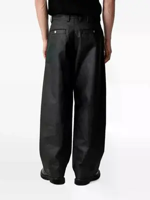 Rains Press-stud Wide-leg Trousers