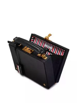 Thom Browne Pebble Grain Hector Micro Attache Case