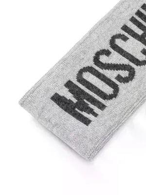 Moschino Logo-intarsia Knitted Headband