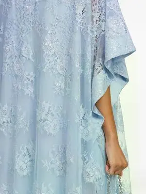 SELF-PORTRAIT Embellished Lace Kaftan Maxi Dress