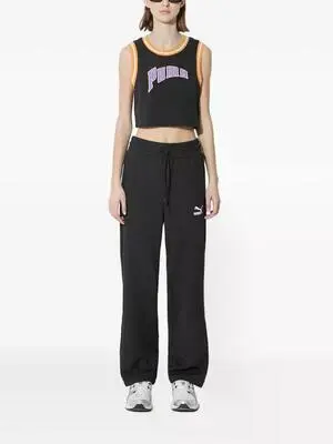 PUMA Logo-embroidered Drawstring Track Pants