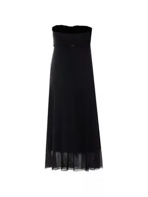 TWINSET Off-shoulder Flared Maxi Dress