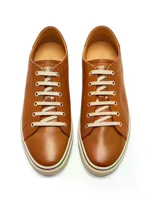 Brunello Cucinelli Lace-up Leather Sneakers