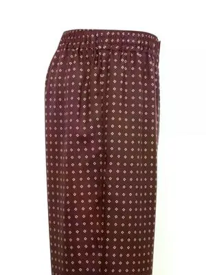 Saint Laurent Geometric-print Straight Trousers