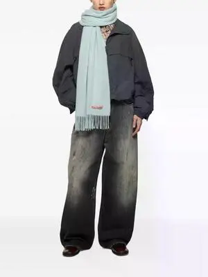 Acne Studios Fringe Wool Scarf – Narrow