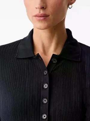 Marc O'polo Ribbed-knit Polo Shirt