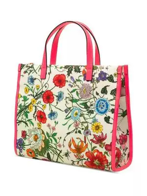 Gucci Flora Canvas Satchel