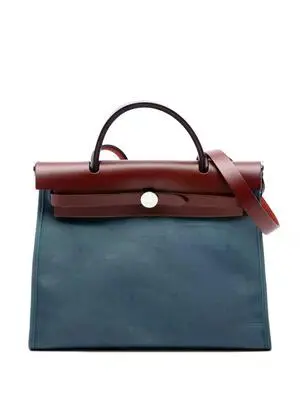 Hermès 2015 Herbag Zip 31 Satchel - Blue