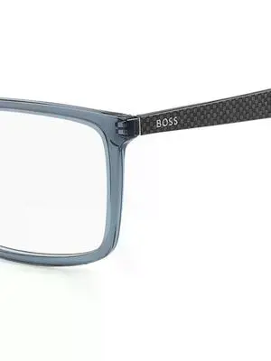 BOSS Rectangle Frame Eyeglasses