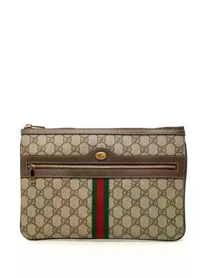 Gucci 2016-2026 Gg Supreme Web Ophidia Clutch Bag