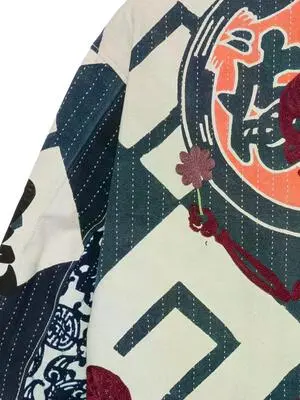 TP WORKS All-over Graphic Print Shirt Jacket