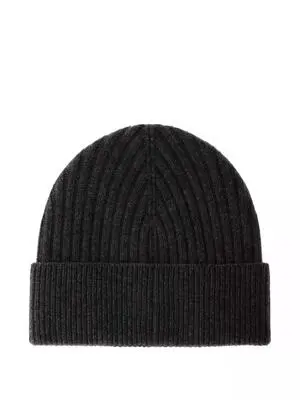 Herno Ribbed-knit Wool Beanie Hat