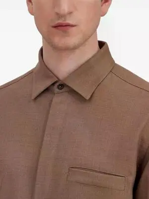 Herno Gabardine-texture Shirt