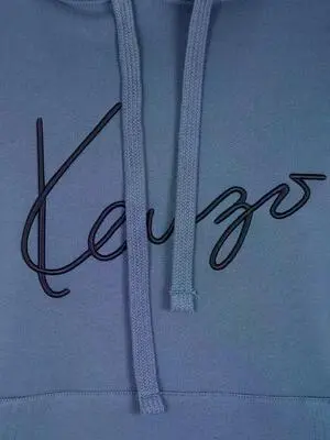 Kenzo Logo-embroidered Hoodie