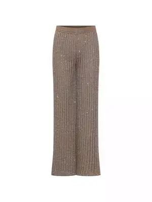Missoni Powder Pink Sequin Embellished Trousers - Neutrals