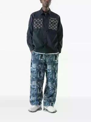 MAHARISHI Sashiko Embroidered Ripstop Shirt