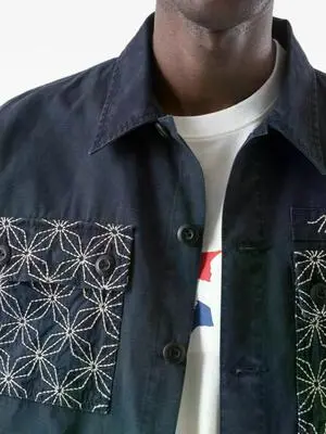 MAHARISHI Sashiko Embroidered Ripstop Shirt