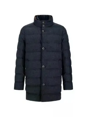 Herno Quilted Wool-blend Carcoat