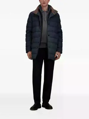 Herno Quilted Wool-blend Carcoat