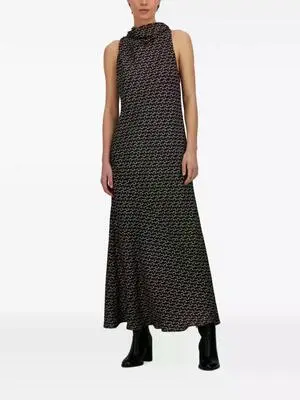 Herno Hook-print Maxi Dress