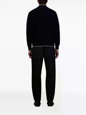 Herno Bouclé Half-zip Sweater