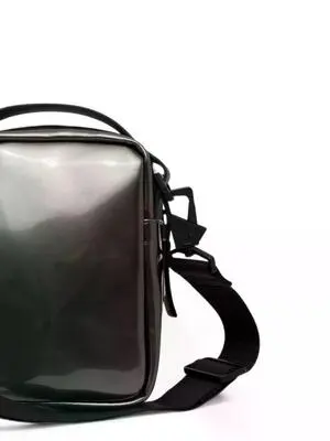Rains Glossy Finish Logo-embossed Shoulder Bag