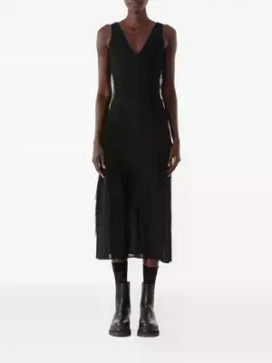 JASON WU Fringe-detail Midi Dress - Black