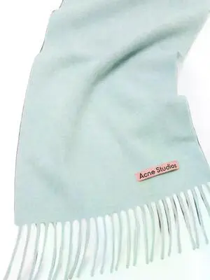 Acne Studios Fringe Wool Scarf Skinny