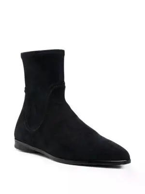 TRUMAN´S Suede Pointed-toe Ankle Boots