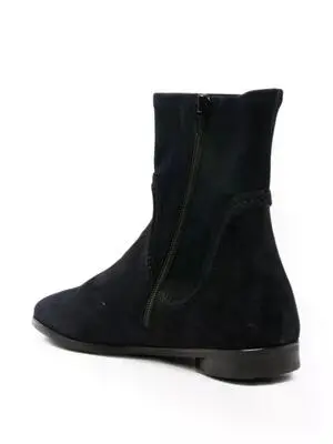 TRUMAN´S Suede Pointed-toe Ankle Boots