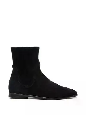 TRUMAN´S Truman's Suede Pointed-toe Ankle Boots - Blue