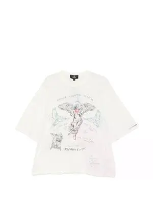REPRESENT Graphic-print T-shirt - Neutrals