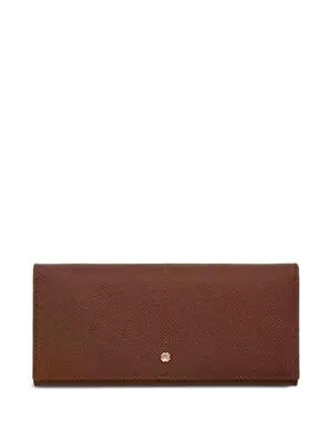 LOTTUSSE Carteras Textured-finish Leather Wallet - Brown
