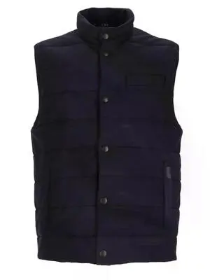 FAY Quilted High-neck Gilet