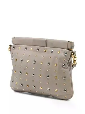 Miu Miu Studded Nappa Leather Frame Clutch Bag