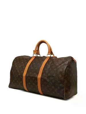 LOUIS VUITTON Monogram Keepall 50 Travel Bag