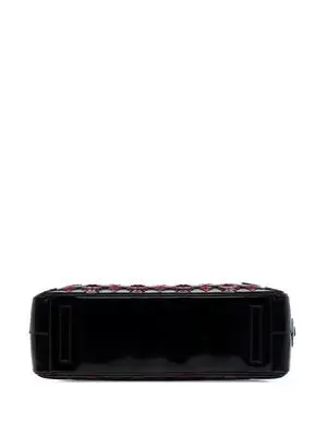 Prada Spazzolato Leather Briefcase With Geometric Applique