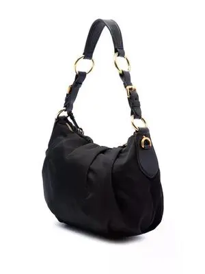 Prada 2013-2026 Tessuto Pleated Hobo Bag