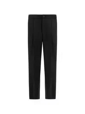 Herno Wool-twill Pleated Trousers - Grey