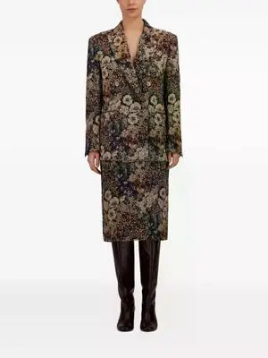 Herno Floral Jacquard Midi Skirt
