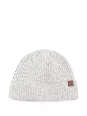 Eleventy Ribbed-knit Beanie Hat