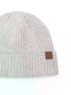 Eleventy Ribbed-knit Beanie Hat