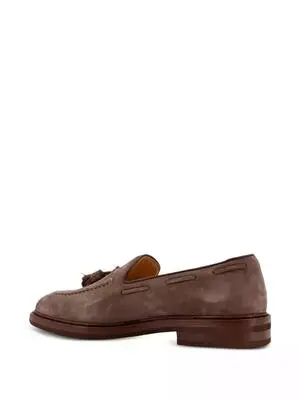 Brunello Cucinelli Suede Tassel Loafers