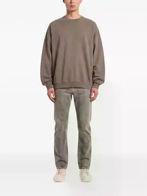 Rick Owens Crew Neck Drop Shoulder Sweater