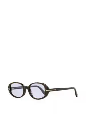TOM FORD Iggy Oval-frame Sunglasses - Brown