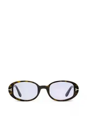 TOM FORD Iggy Oval-frame Sunglasses - Brown