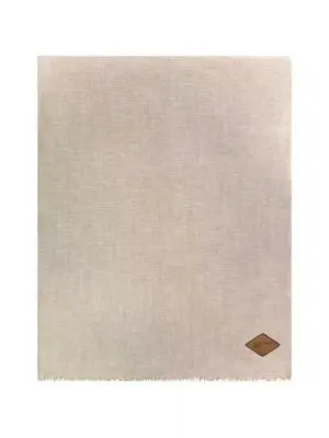LOTTUSSE Fringed Linen Scarf - Neutrals